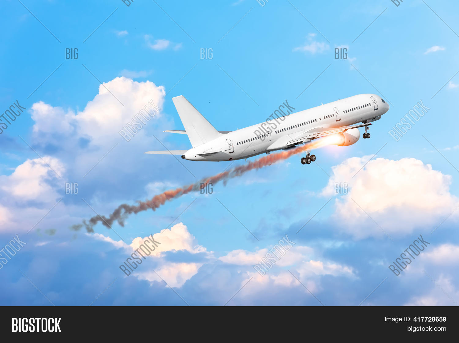 Airplane Explosion Image & Photo (Free Trial) | Bigstock