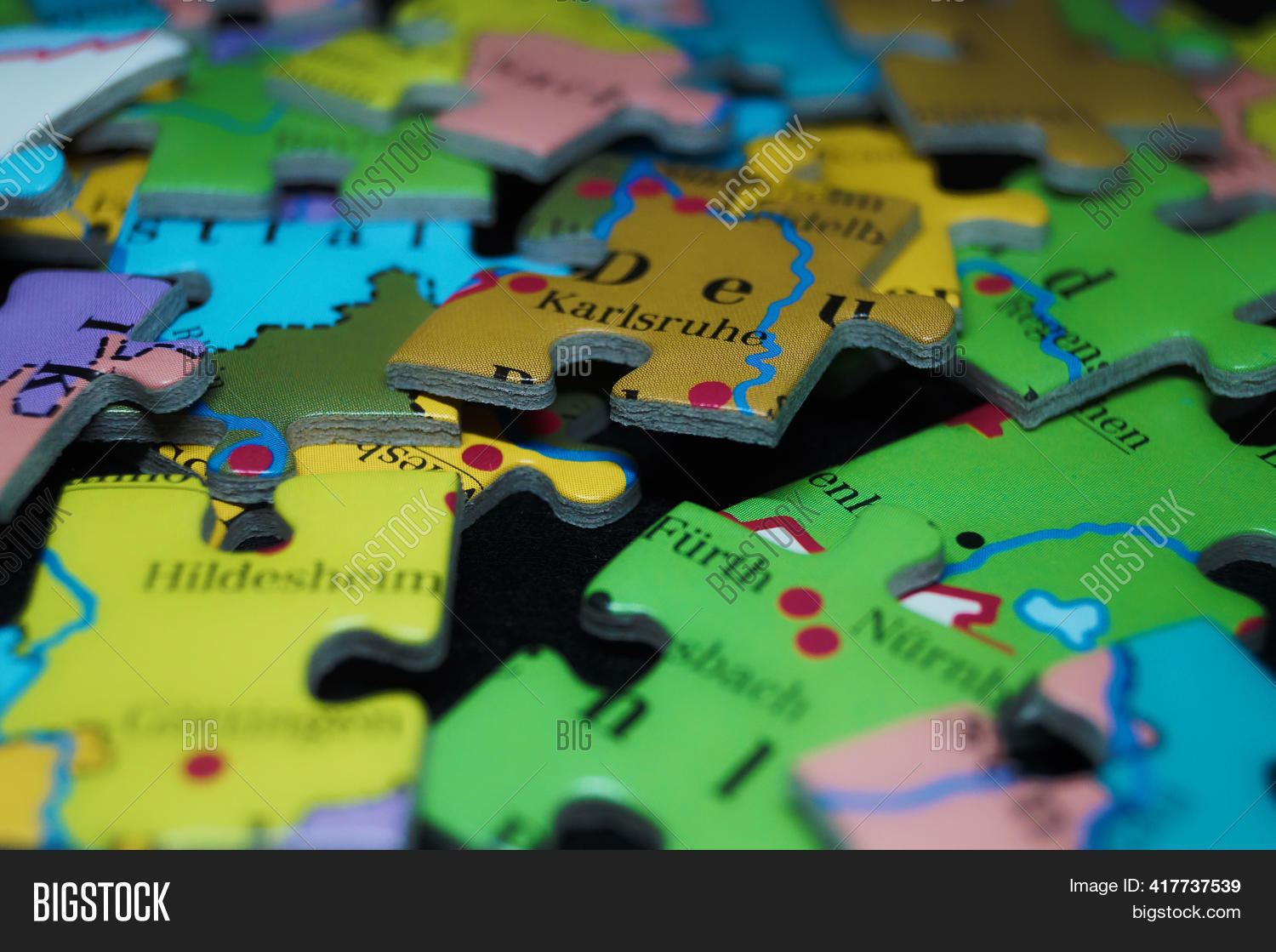 Puzzle Geographical Image & Photo (Free Trial) | Bigstock