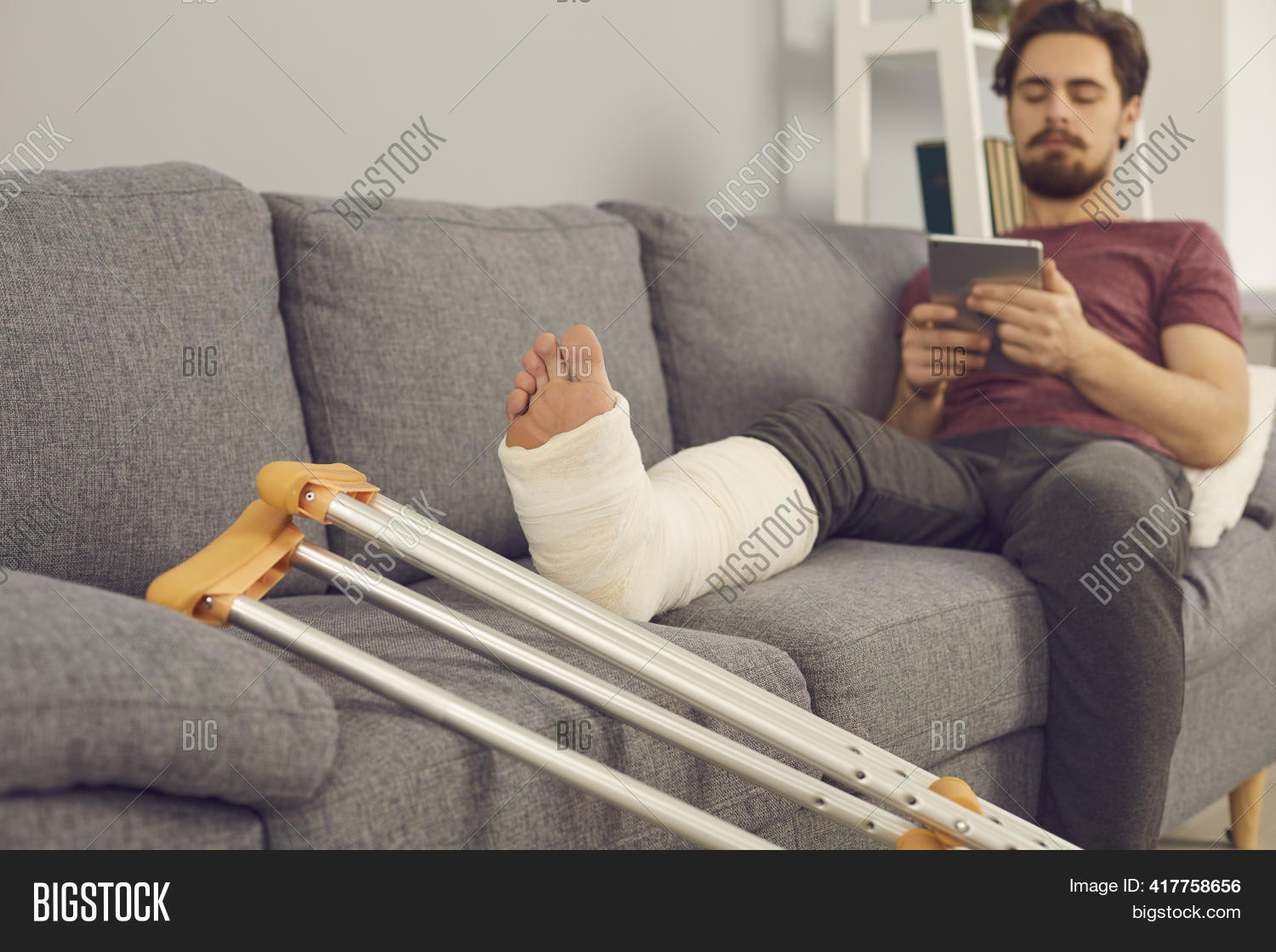 Young Man Sitting On Image & Photo (Free Trial) | Bigstock
