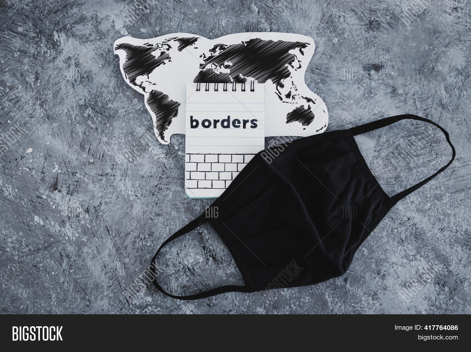 World Map Face Mask On Image & Photo (Free Trial) | Bigstock