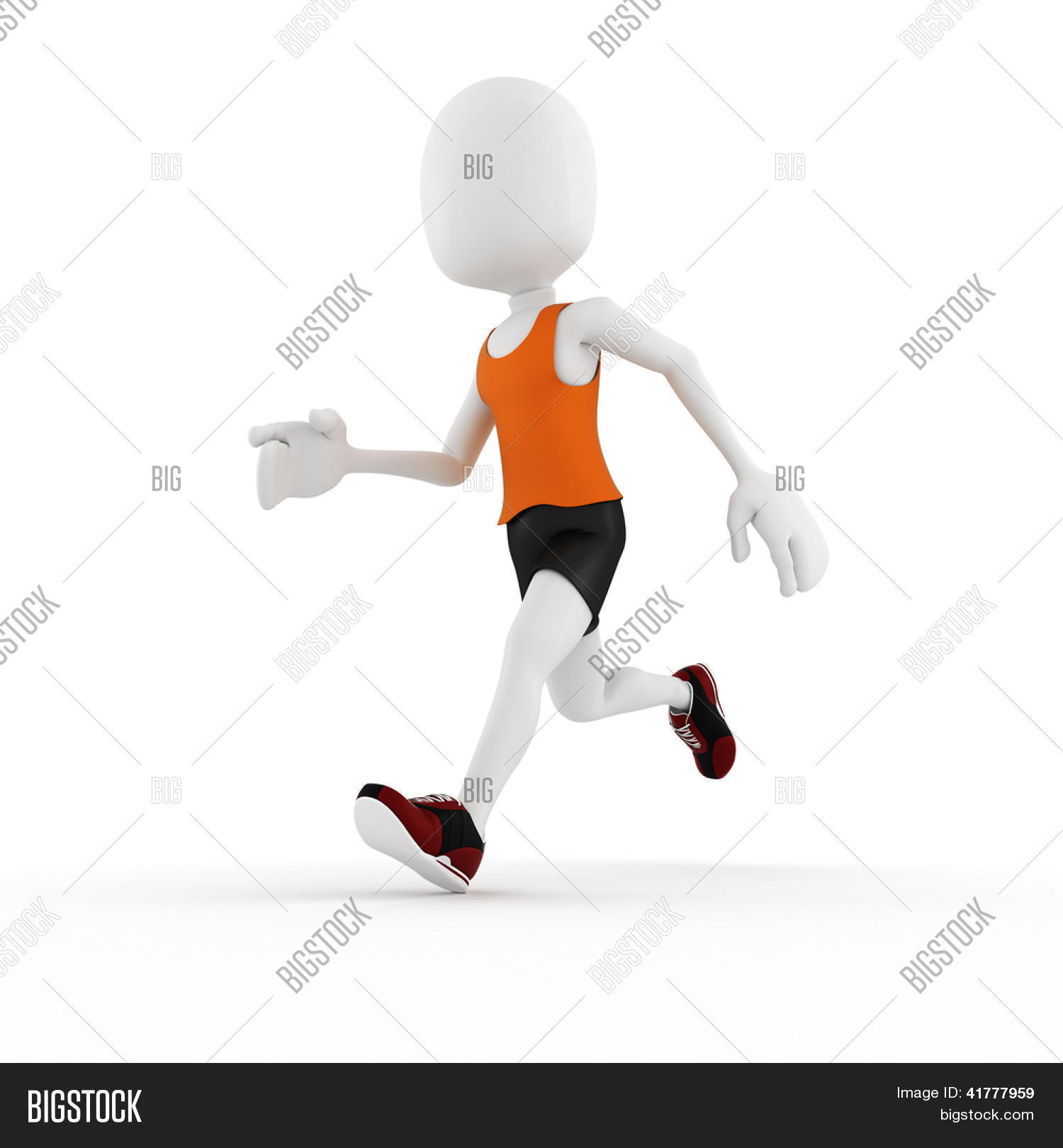 3d Man Athlete Image & Photo (Free Trial) | Bigstock