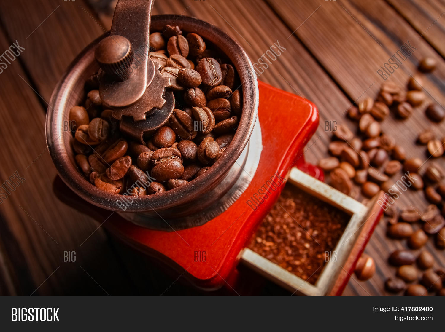 Coffee Grinder Coffee Image & Photo (Free Trial) | Bigstock