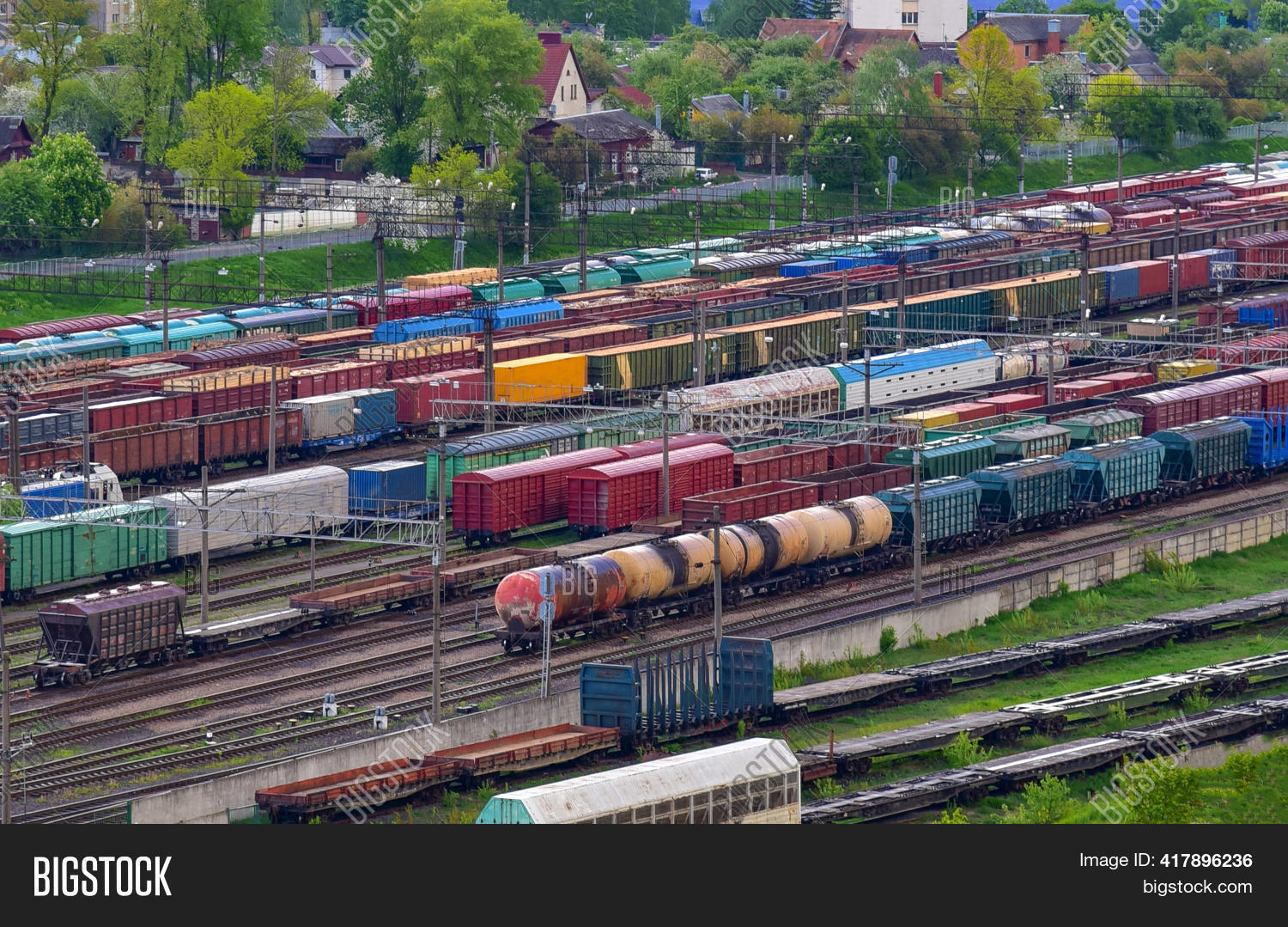 Aerial View Railway Image & Photo (Free Trial) | Bigstock