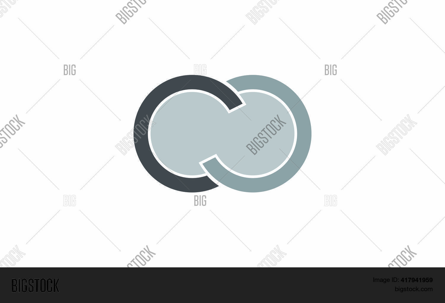 Cc Letter Logo. Vector & Photo (Free Trial) | Bigstock