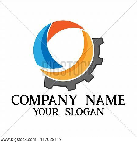 Gear Design Logo Vector & Photo (Free Trial) | Bigstock