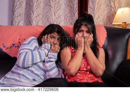 Two Scared Girls Image & Photo (Free Trial) | Bigstock