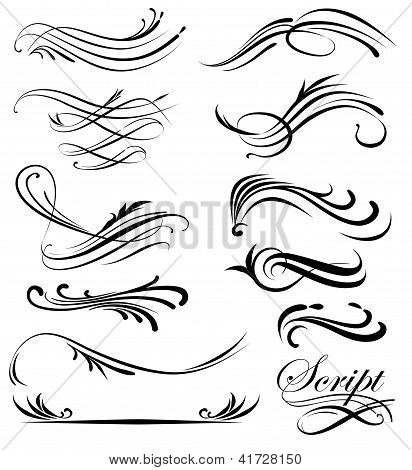 Decorative Swash Vector & Photo (Free Trial) | Bigstock