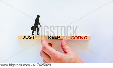Just Keep Going Symbol Image & Photo (Free Trial) | Bigstock