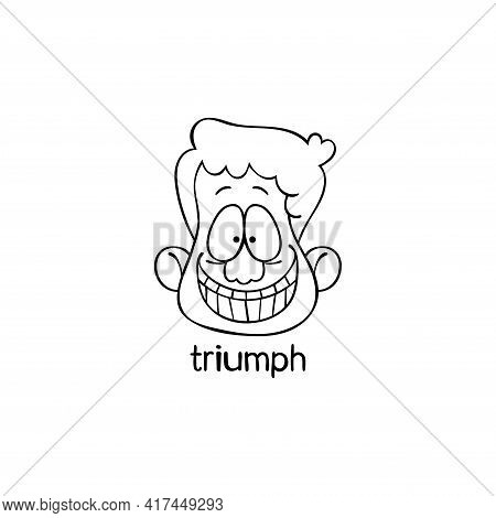 Triumph. Emotion. Vector & Photo (Free Trial) | Bigstock