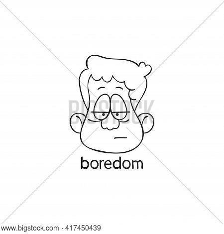 Boredom. Emotion. Vector & Photo (Free Trial) | Bigstock