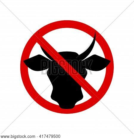 No Cow. Prohibition Vector & Photo (Free Trial) | Bigstock