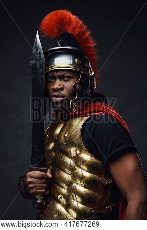 Black Roman Soldier Image & Photo (Free Trial) | Bigstock