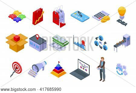 Marketing Mix Icons Vector & Photo (Free Trial) | Bigstock
