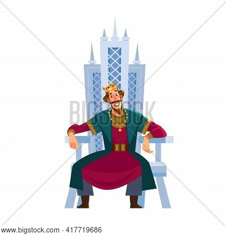 Happy Smiling King Vector & Photo (Free Trial) | Bigstock