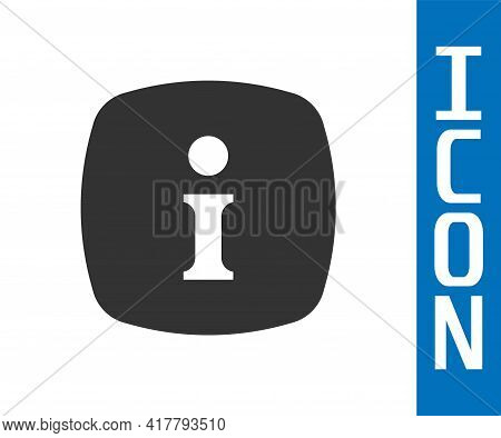 Grey Information Icon Vector & Photo (Free Trial) | Bigstock