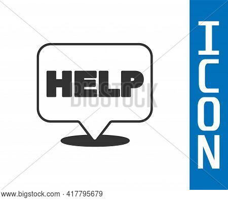 Grey Speech Bubble Vector & Photo (Free Trial) | Bigstock