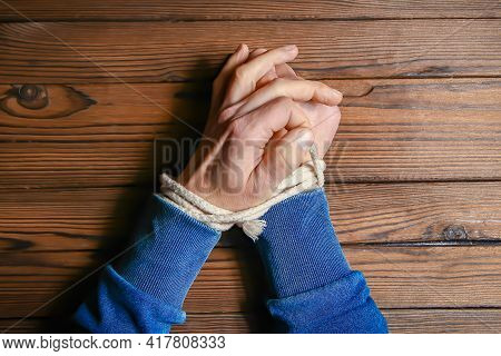 Hands Tied Rope Life- Image & Photo (Free Trial) | Bigstock
