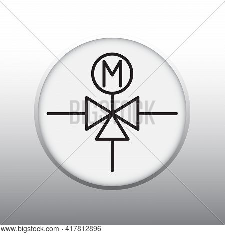 3-way Control Valve Vector & Photo (Free Trial) | Bigstock