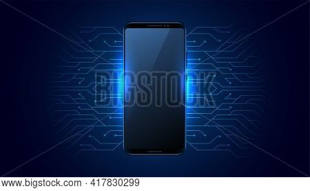 Futuristic Mobile Vector & Photo (Free Trial) | Bigstock