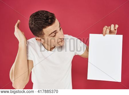 Man Flyer His Hand On Image & Photo (Free Trial) | Bigstock