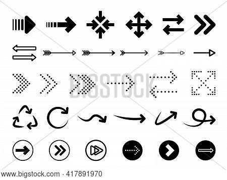 Arrow Shapes. Set Vector & Photo (Free Trial) | Bigstock