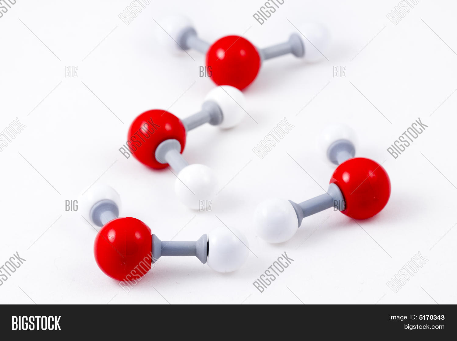 H2O Molecule Structure Image & Photo (Free Trial) | Bigstock