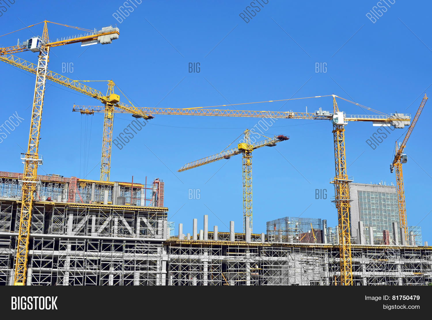 Crane Construction Image & Photo (Free Trial) | Bigstock