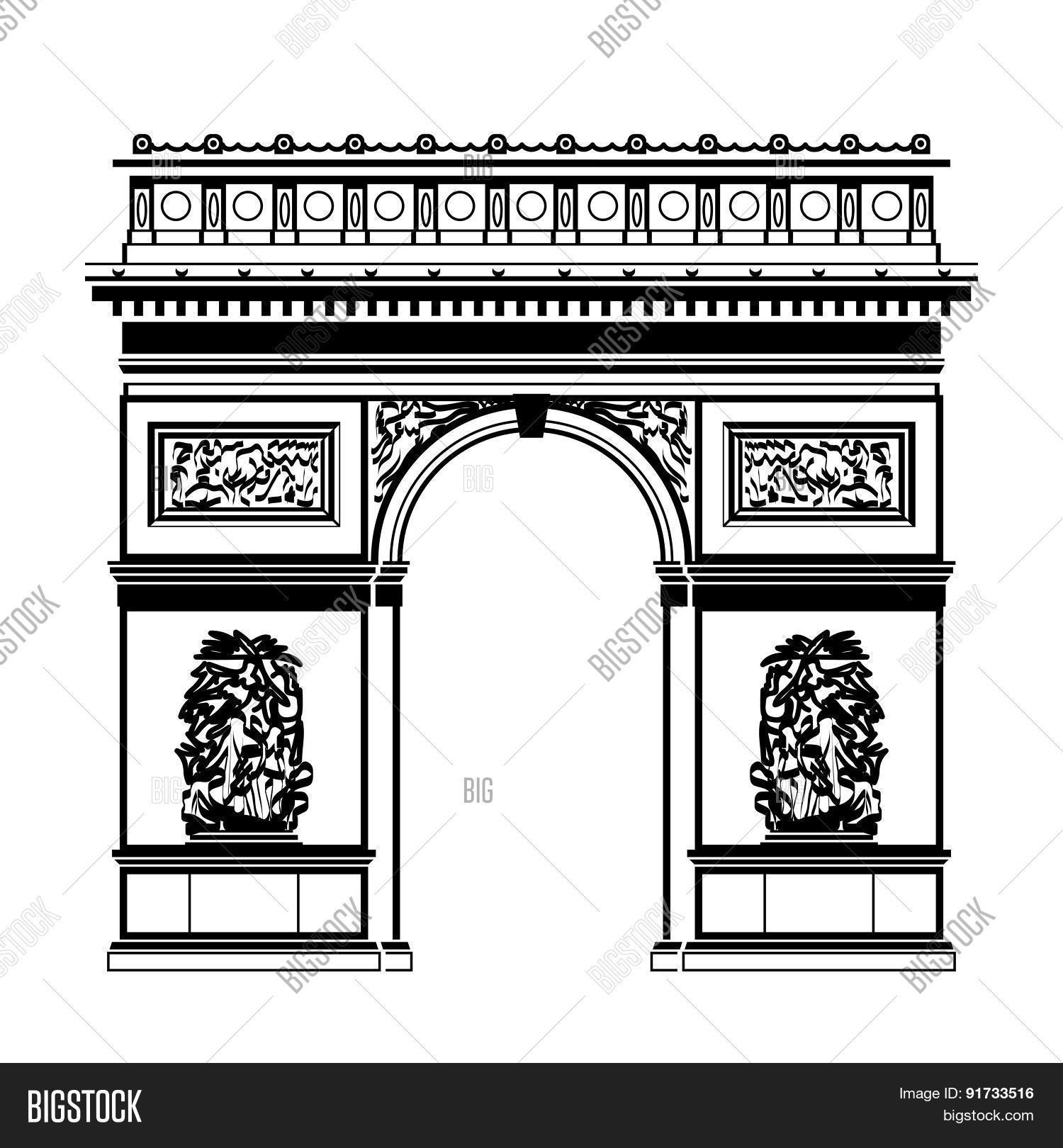 French Arc De Vector & Photo (Free Trial) | Bigstock