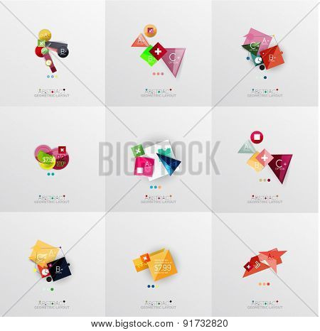 Set Paper Graphic Vector & Photo (Free Trial) | Bigstock