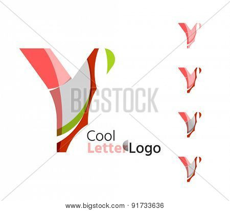 Set Abstract Y Letter Vector & Photo (Free Trial) | Bigstock