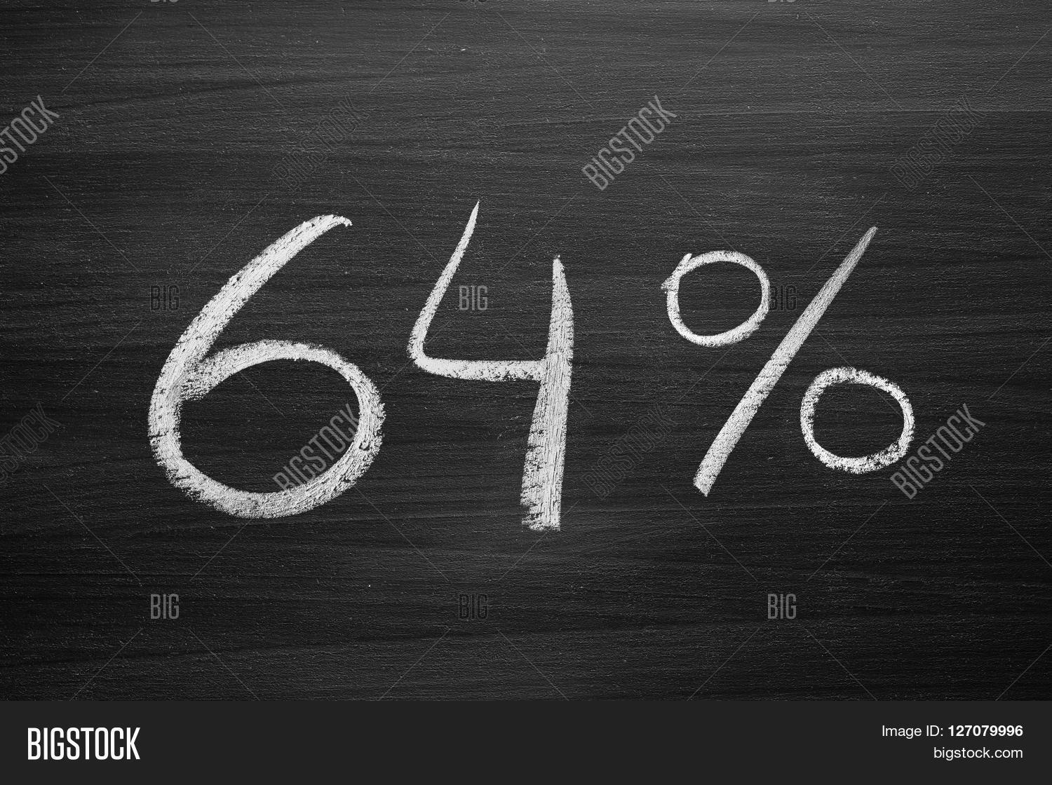 64 Percent Header Image & Photo (Free Trial) | Bigstock