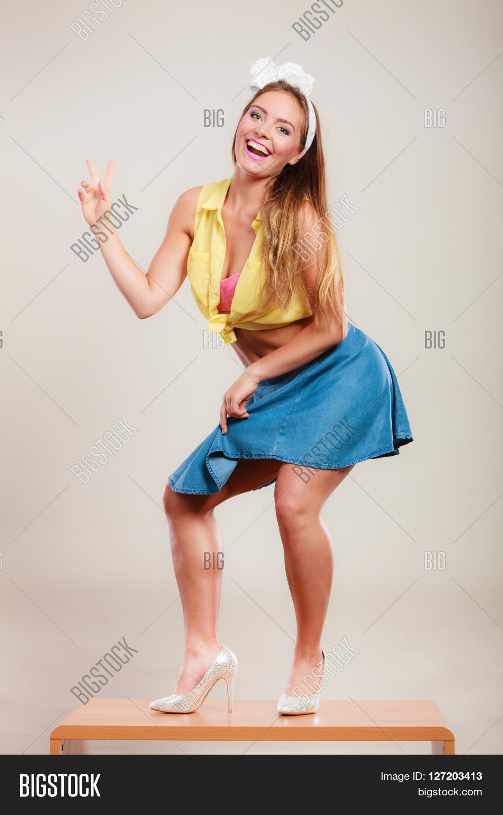 Seductive Pin Woman Image And Photo Free Trial Bigstock