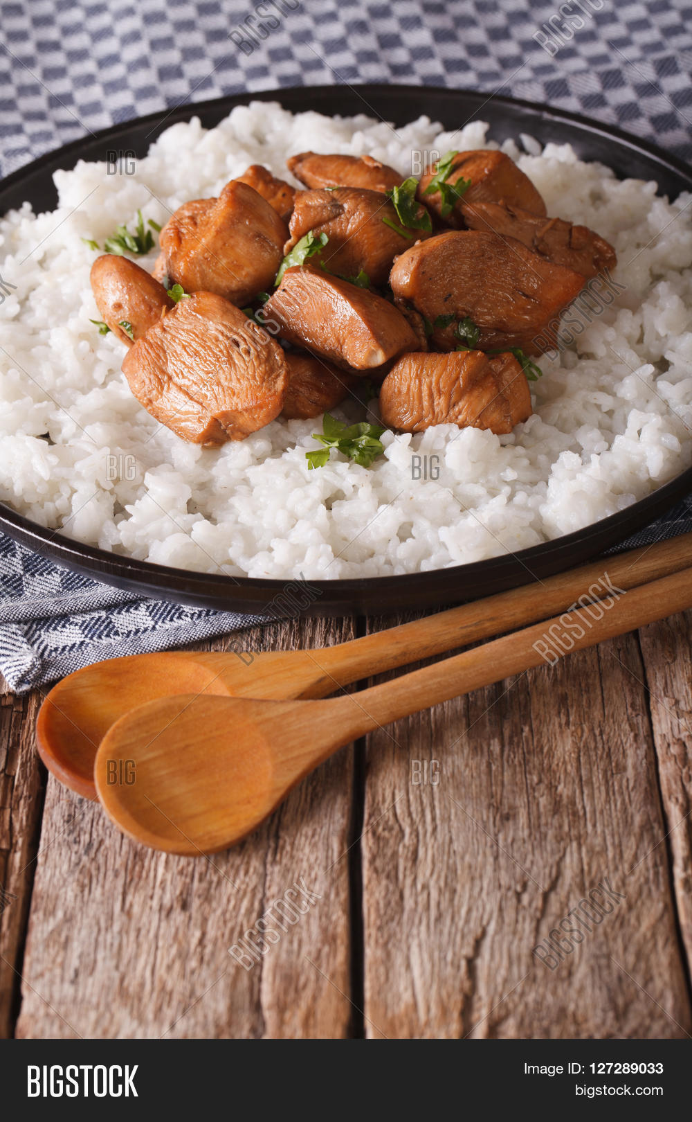 Adobo Chicken Garnish Image & Photo (Free Trial) | Bigstock