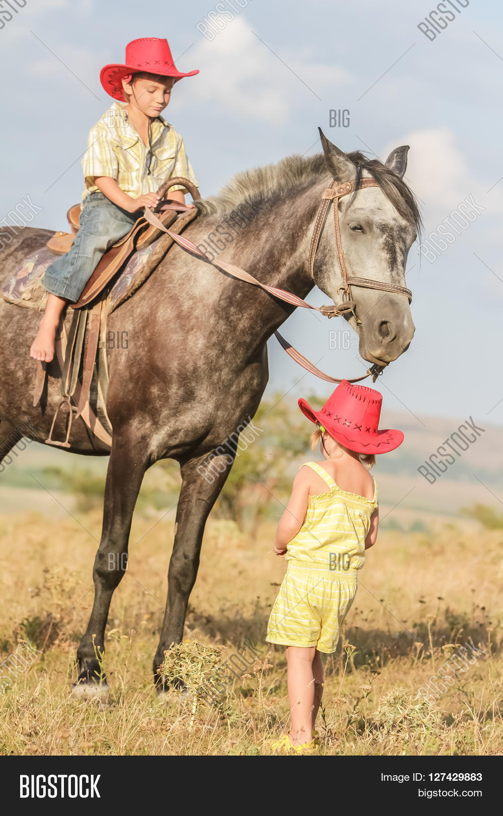Two Young Happy Kids Image & Photo (Free Trial) | Bigstock