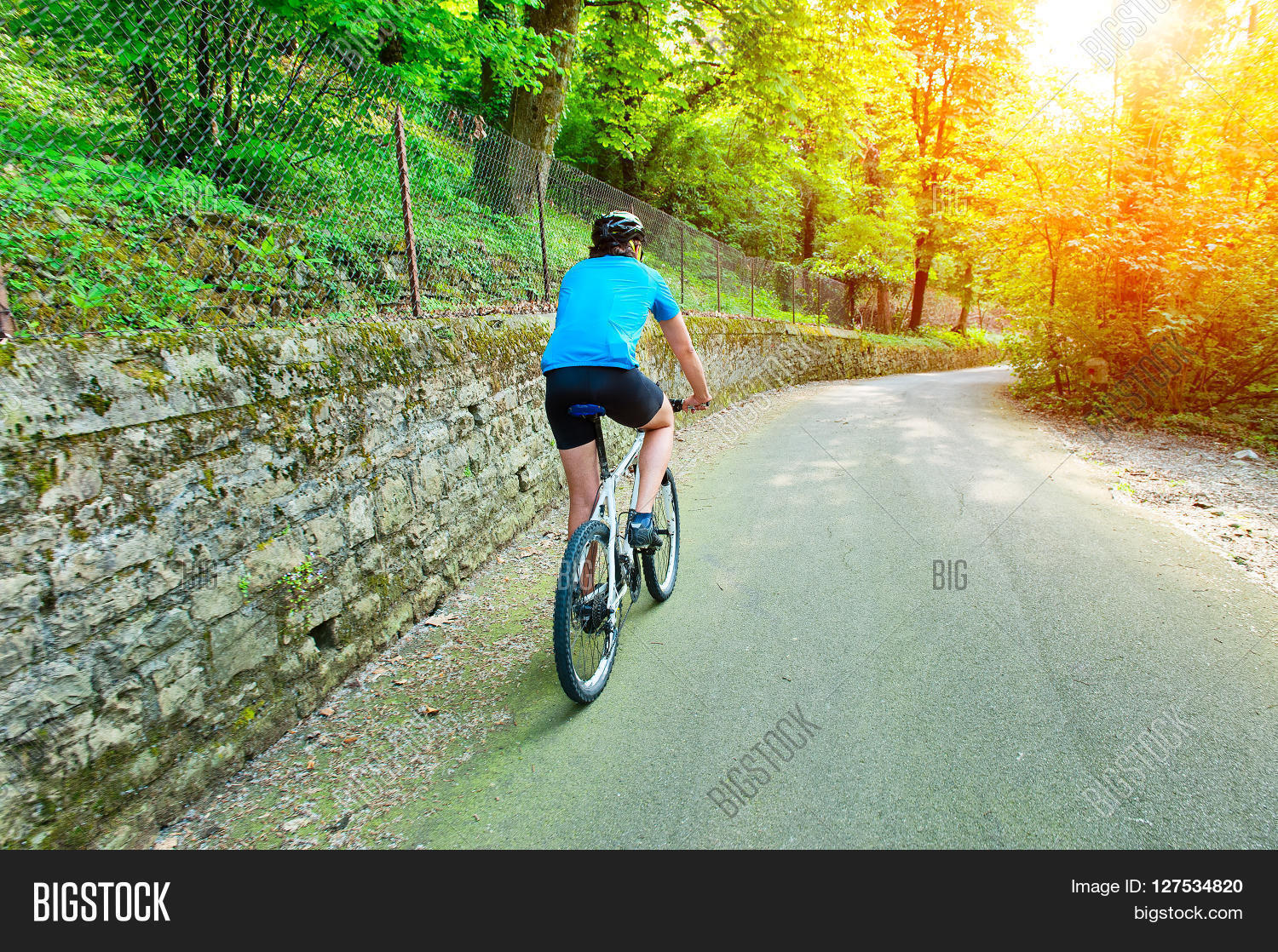 Cyclist Pedaling Image & Photo (Free Trial) | Bigstock