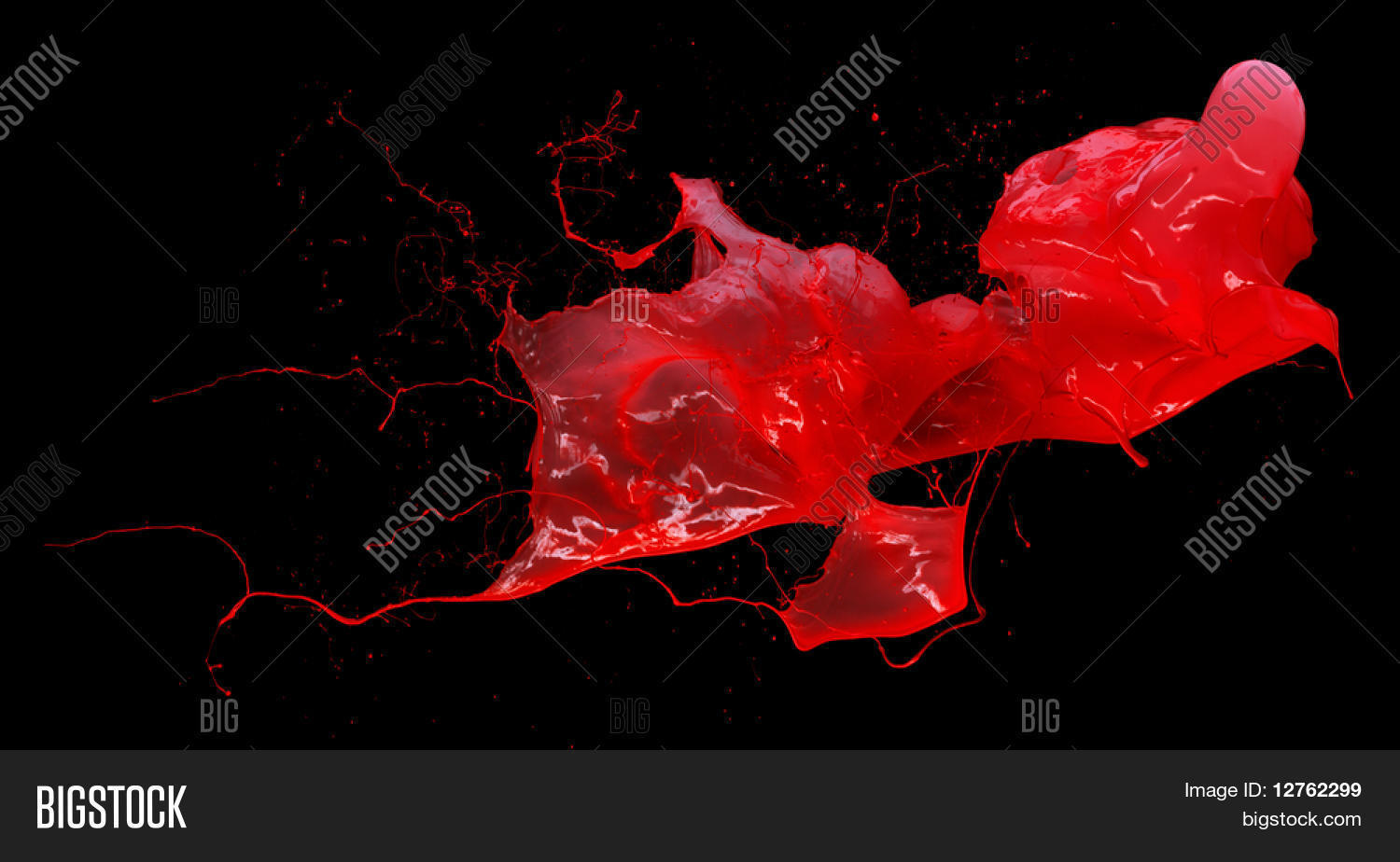 Pink Paint Splash Image & Photo (Free Trial) | Bigstock