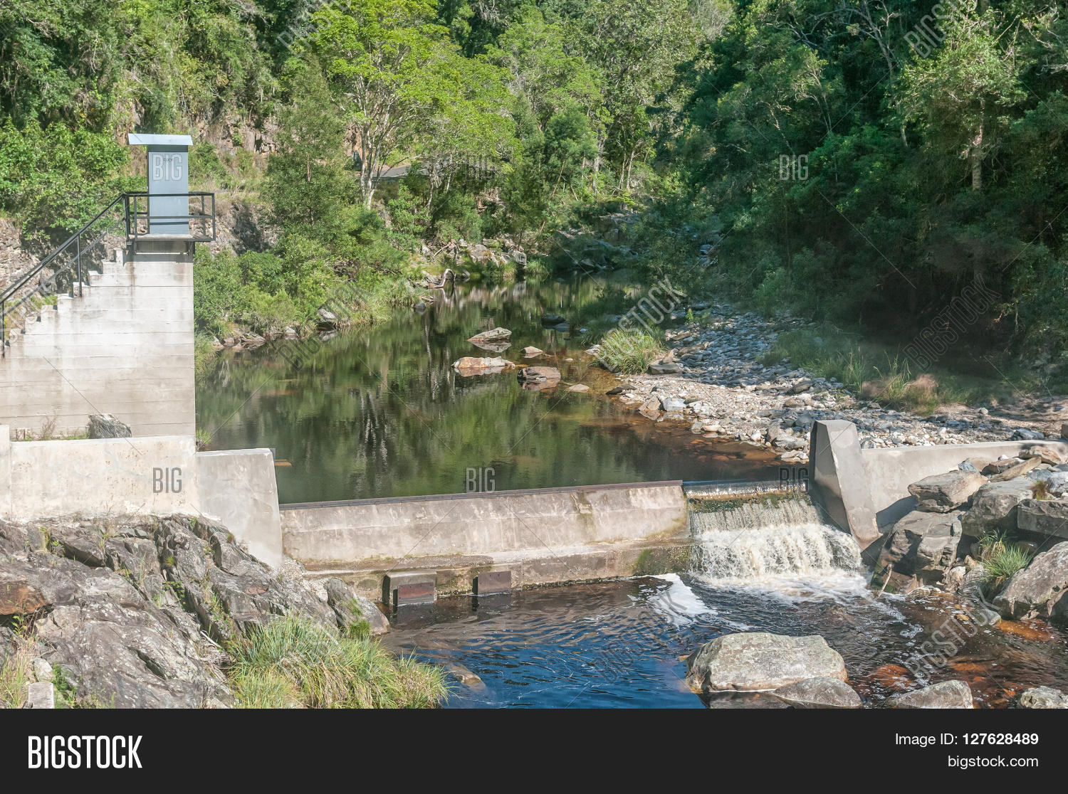 Small Concrete Dam Old Image & Photo (Free Trial) | Bigstock