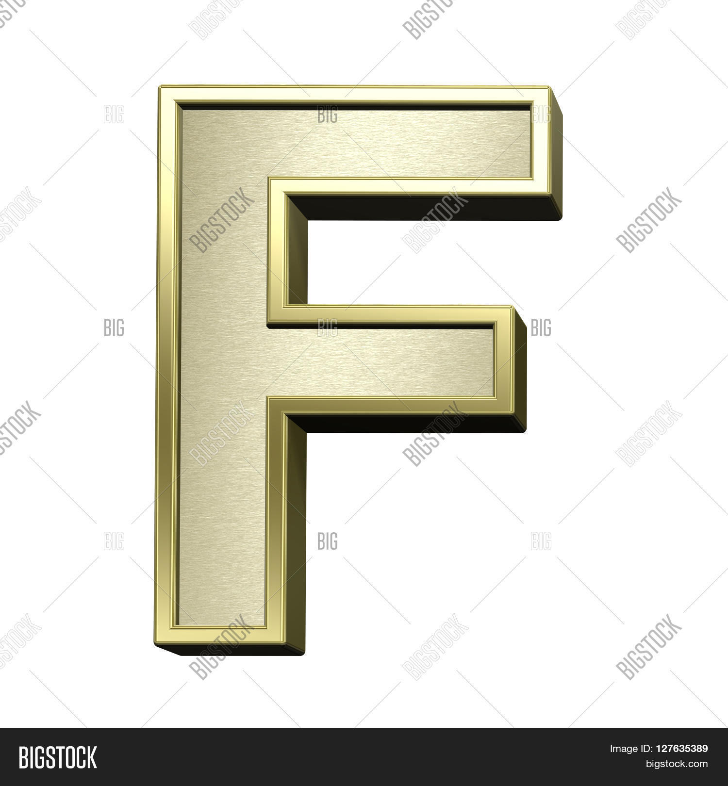 One Letter Brushed Image & Photo (Free Trial) | Bigstock