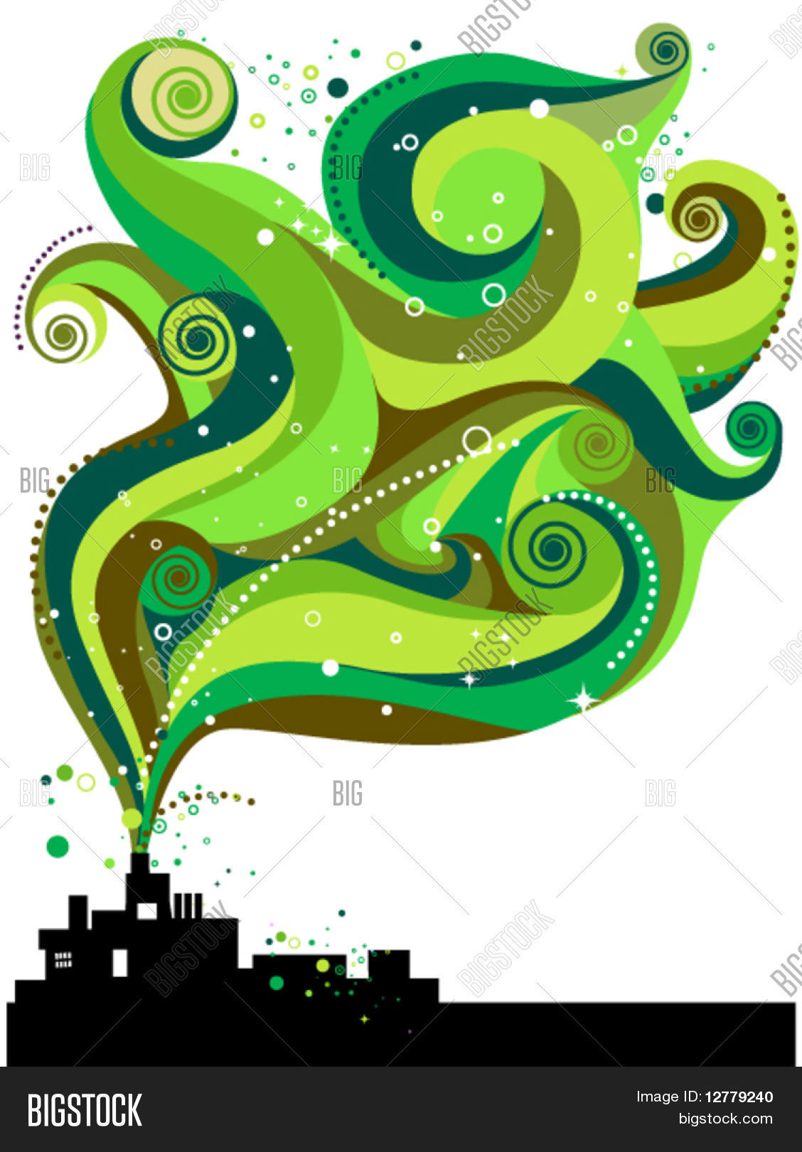 Factory Wave - Vector Vector & Photo (Free Trial) | Bigstock