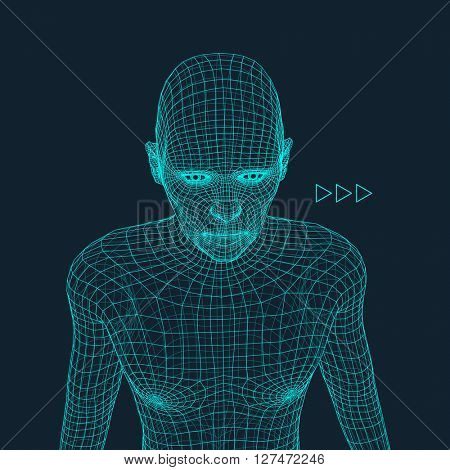 Head Person 3d Grid. Vector & Photo (Free Trial) | Bigstock