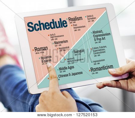 Schedule Art Style Image & Photo (Free Trial) | Bigstock