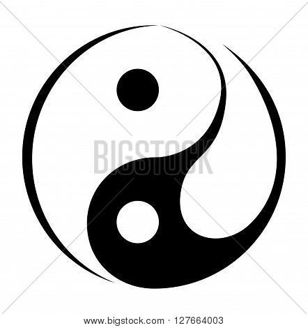 Yin Yang Simple Vector & Photo (Free Trial) | Bigstock