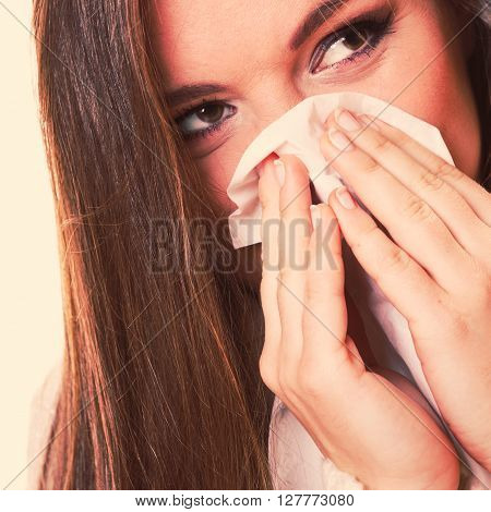 Sick Woman Girl Fever Image & Photo (Free Trial) | Bigstock