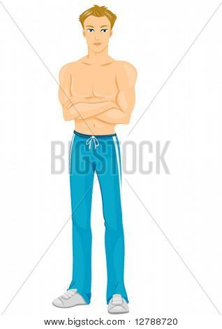 Man Lean Physique Vector & Photo (Free Trial) | Bigstock