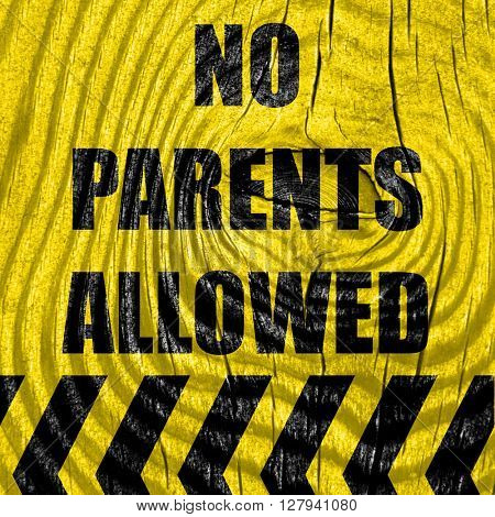 No Parents Allowed Image & Photo (Free Trial) | Bigstock