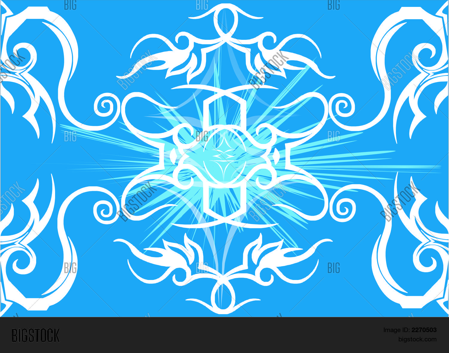 Tribal Blue Background Image & Photo (Free Trial) | Bigstock