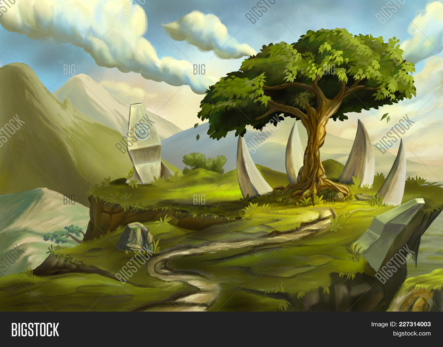 Sacred Tree Fantasy Image & Photo (Free Trial) | Bigstock