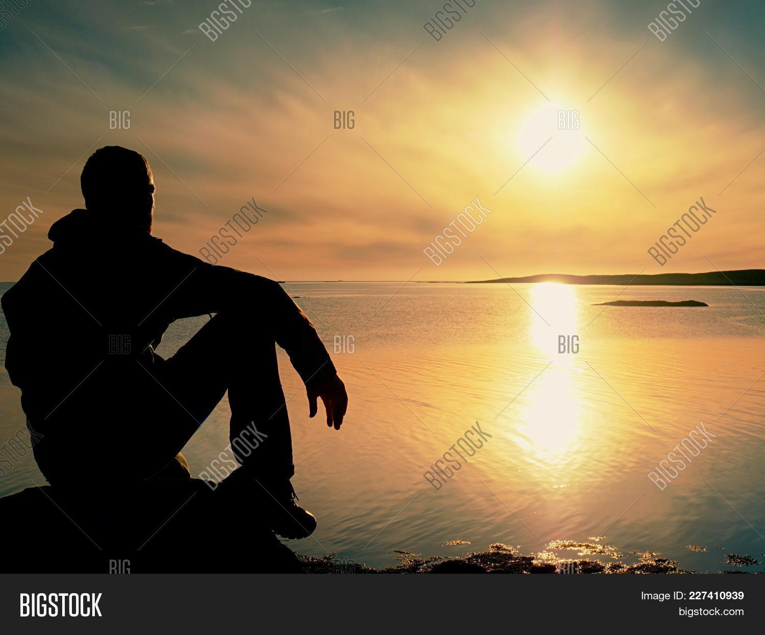 Lonely Guy Sunset