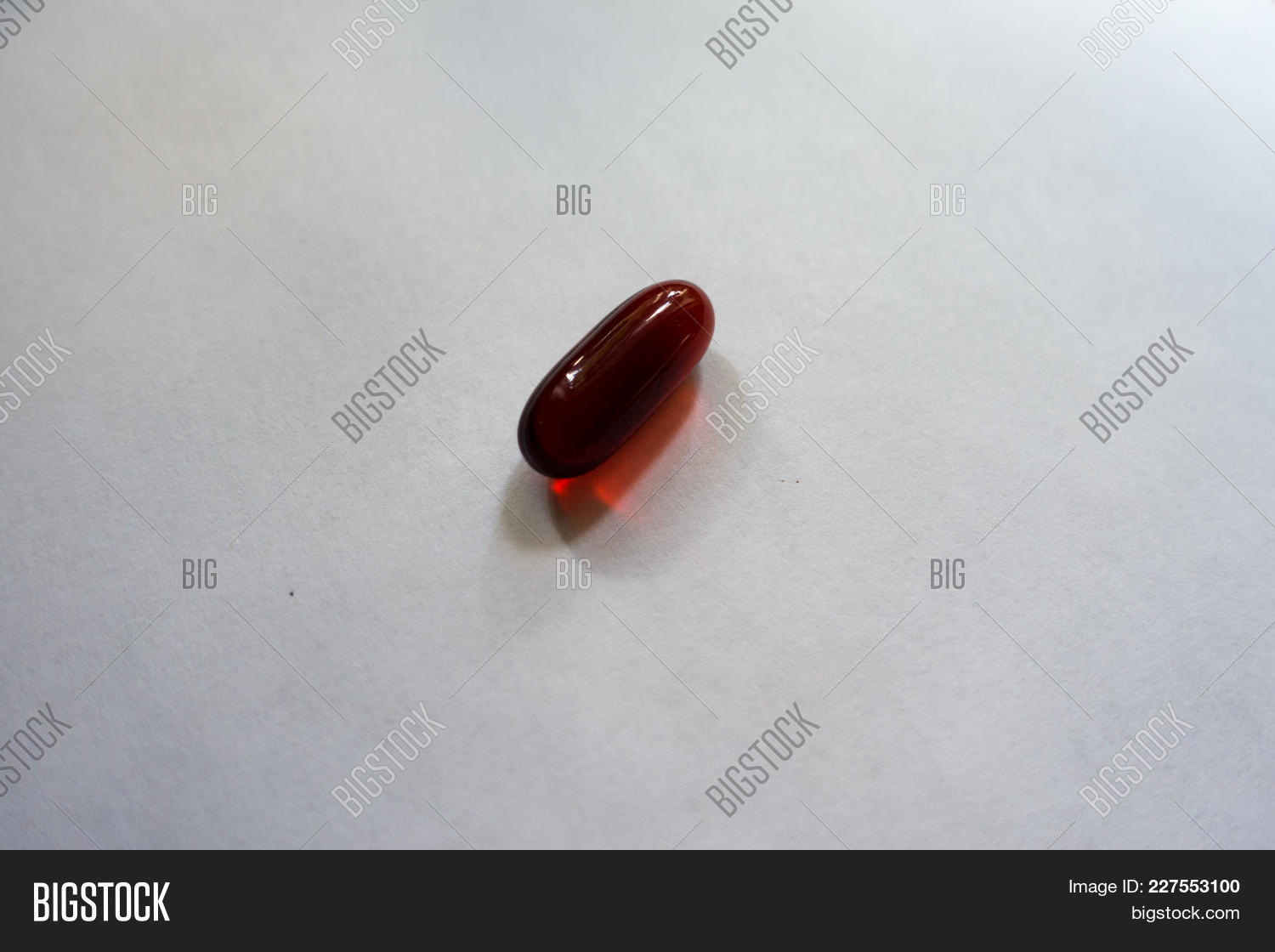Single Red Softgel Image & Photo (Free Trial) | Bigstock