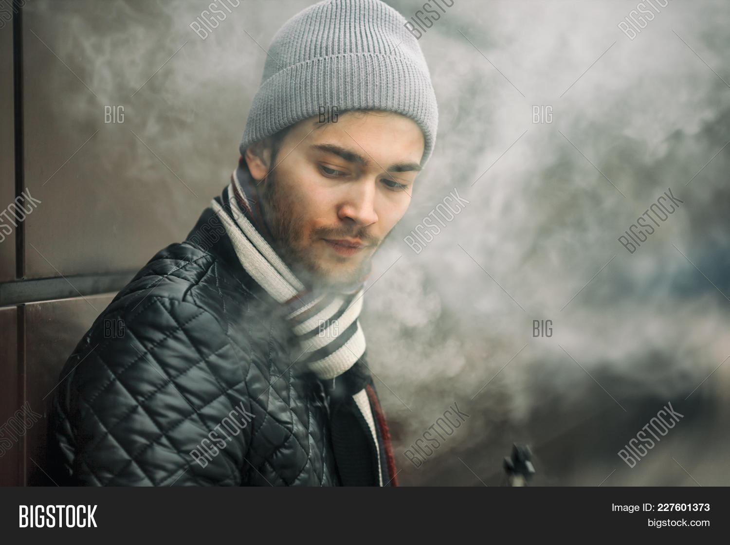 Vape Man. Portrait Image & Photo (Free Trial) | Bigstock